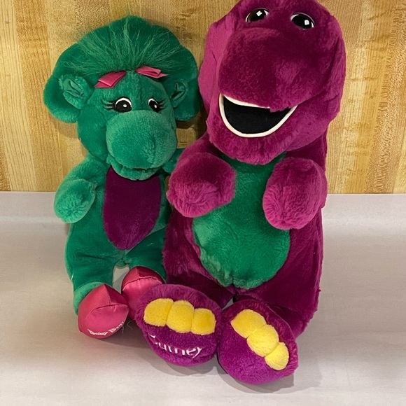 Toys | 2 Set Cute Barney Baby Bop Vintage | Poshmark